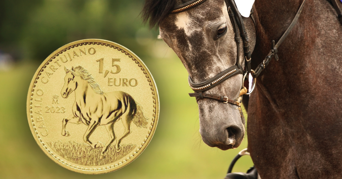 1 unces zelta monēta — Kartūziešu zirgs 2023 - Zelta monētas un stieņi